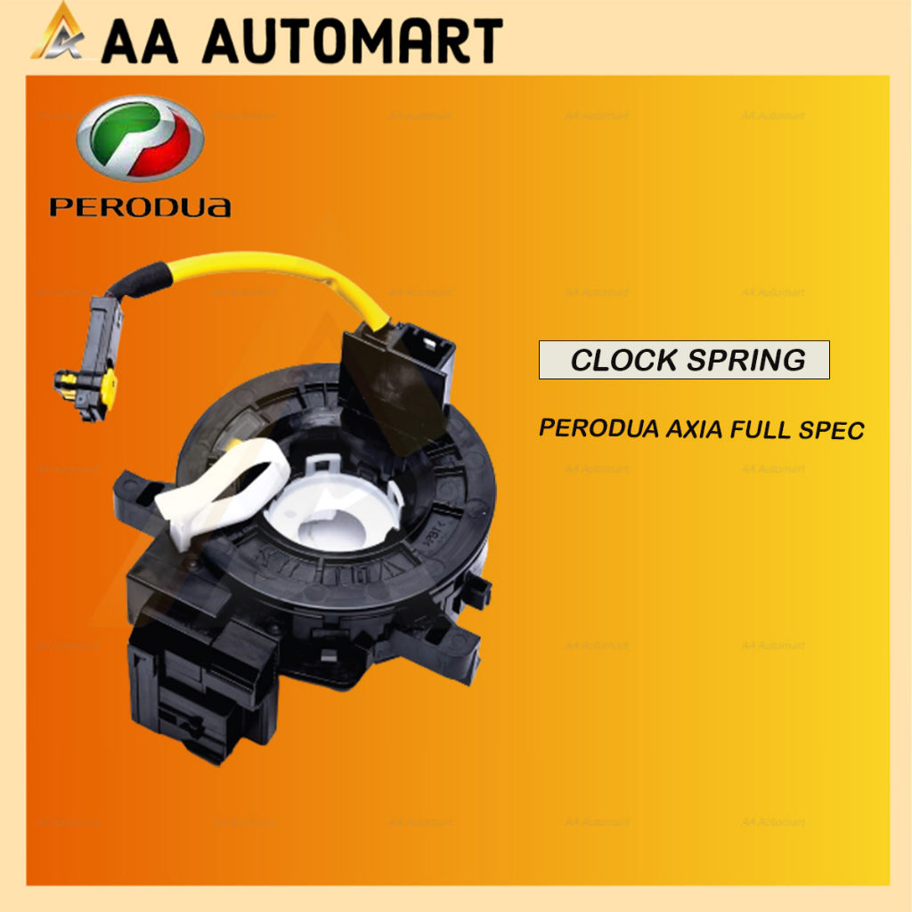 Perodua Axia Full Spec/Low Spec Spiral Cable Clock Spring Steering ...