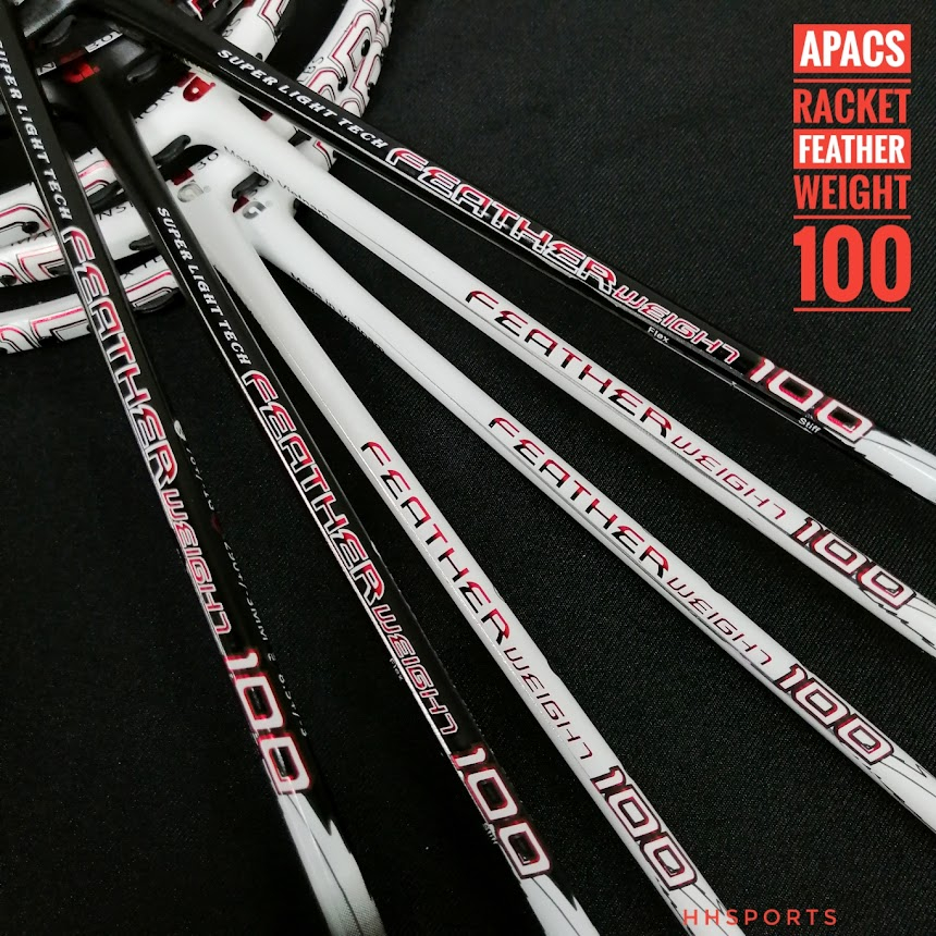 APACS Racket FEATHER WEIGHT 100 ( FREE Stringing/Grip ) | Shopee Singapore