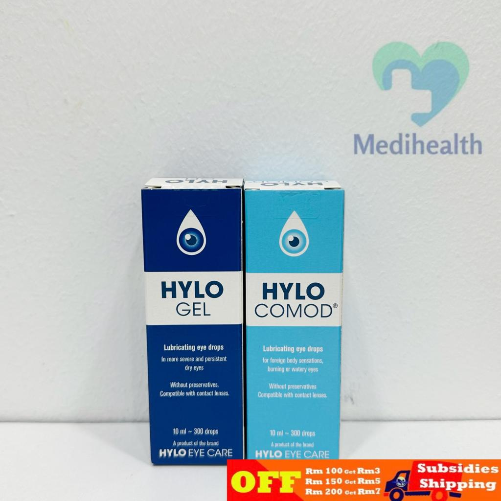HYLO LUBRICATING EYE DROP 10ML (HYLO COMOD/HYLO GEL) | Shopee Singapore