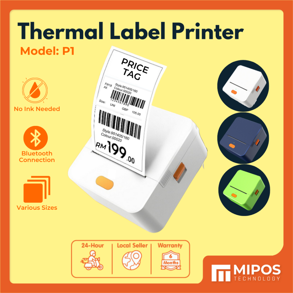 Label Printer P1 | Mini Portable Labeler P1 Printer | Thermal Stick ...
