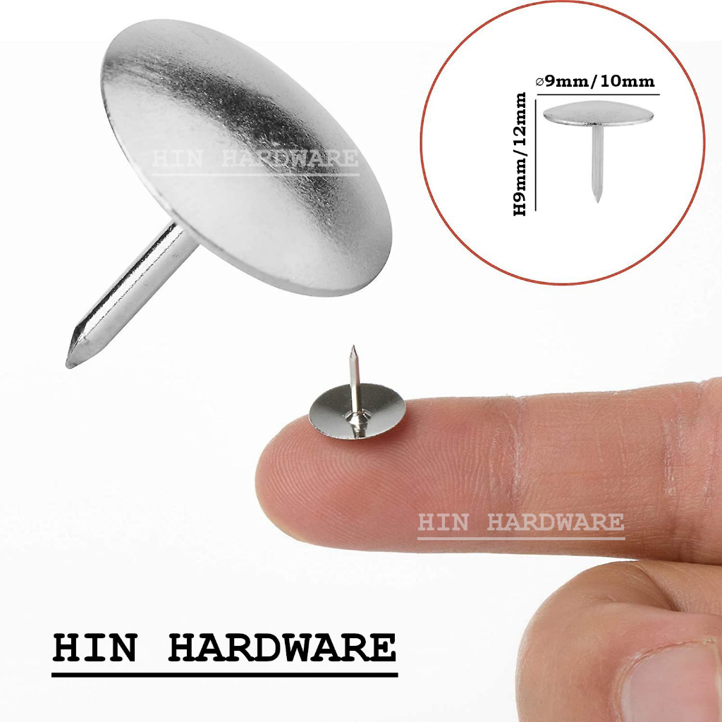 HIN Thumb Tack (Short Leg & Long Leg) School & Office Pin Paku Tekan ...
