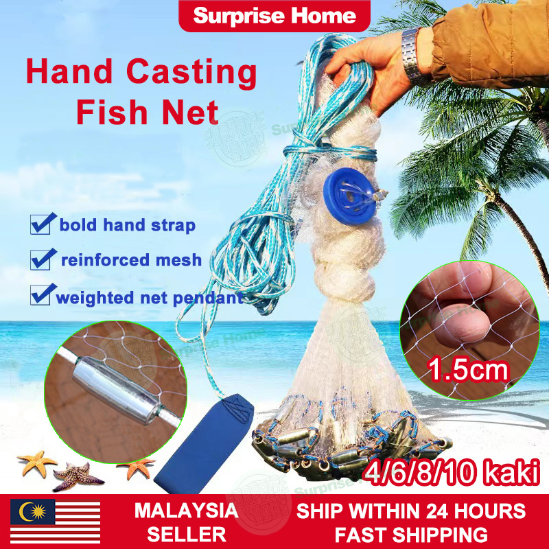 Fish net fishing net fishing net fish net hand casting bubu fish mesh ...