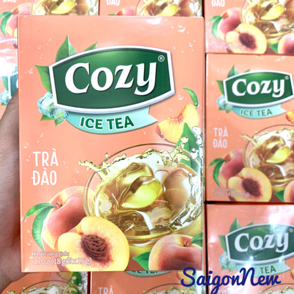 Cozy Peach Ice Tea - Tra Dao 270g Hoa Tan (Powder) | Shopee Singapore