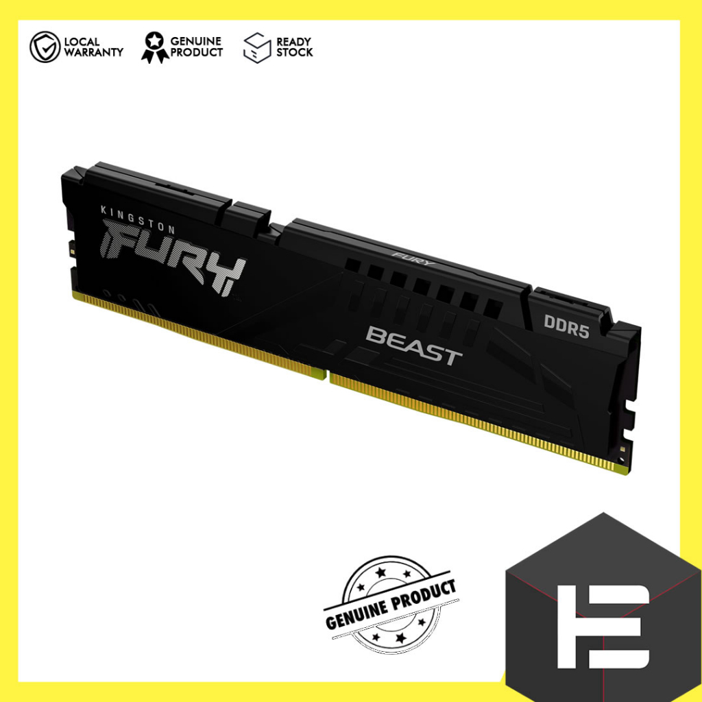 Kingston Fury Beast EXPO Black 8GB / 16GB / 32GB DDR5 CL36 5200MHZ Memory Ram ( AMD EXPO ...