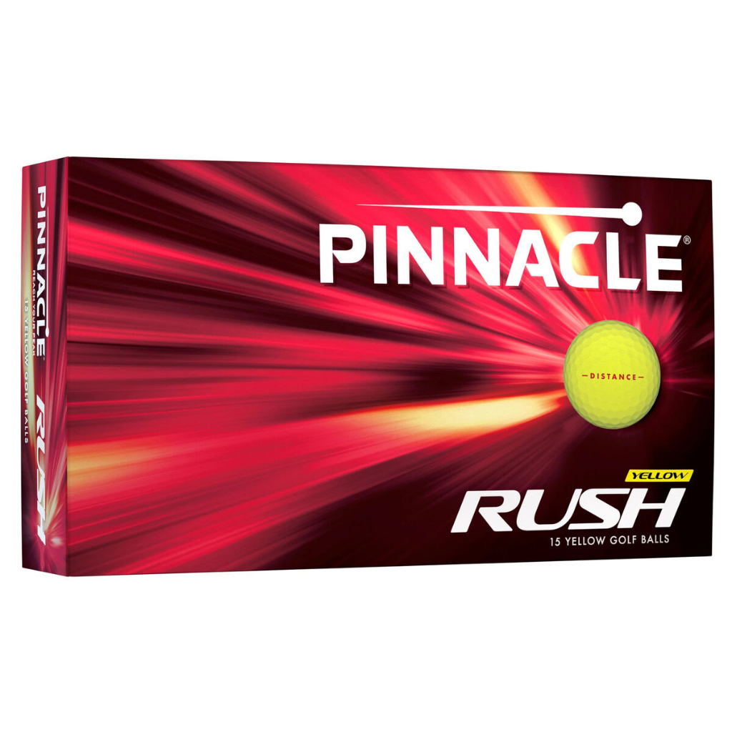 Pinnacle Rush Golf Balls - Yellow / White ( 15-balls Pack ) | Shopee ...