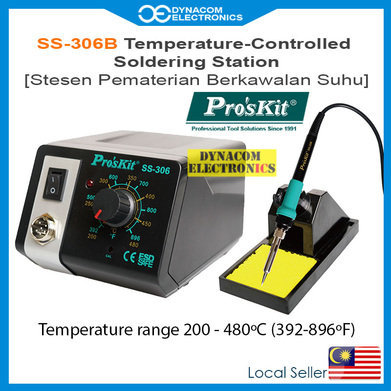 SS-306B Temperature-Controlled PRO'SKIT Soldering Station [Stesen ...