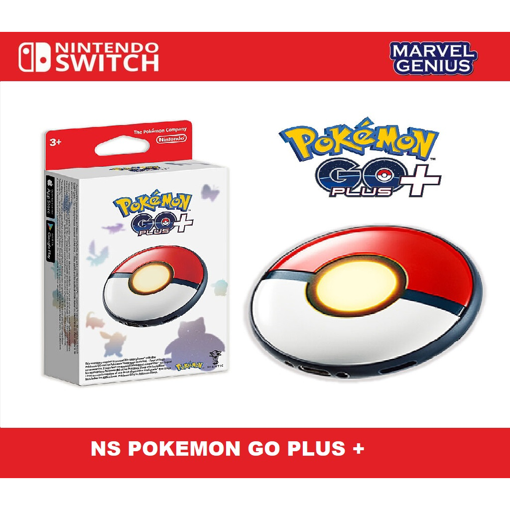 NSW NS NINTENDO ACC POKEMON GO PLUS + POKEBALL POKE BALL POKEGO ...