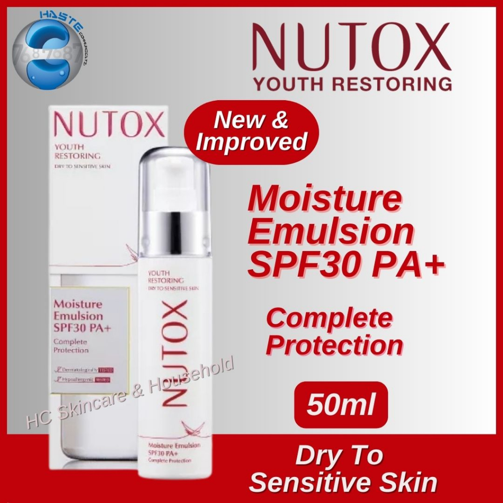 NUTOX Youth Restoring Moisture Emulsion SPF30 PA+ - Dry To Sensitive ...