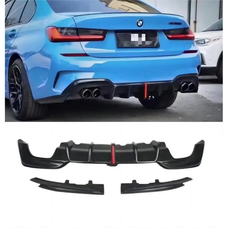 BMW G20 2020-2022 CMST TN Rear bumper diffuser skirt lip apron bodykit ...