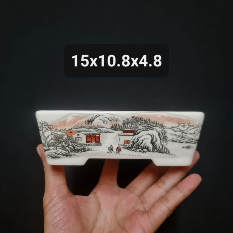 bonsai pot jdz pasu bonsai 美丽的花盆 | Shopee Singapore