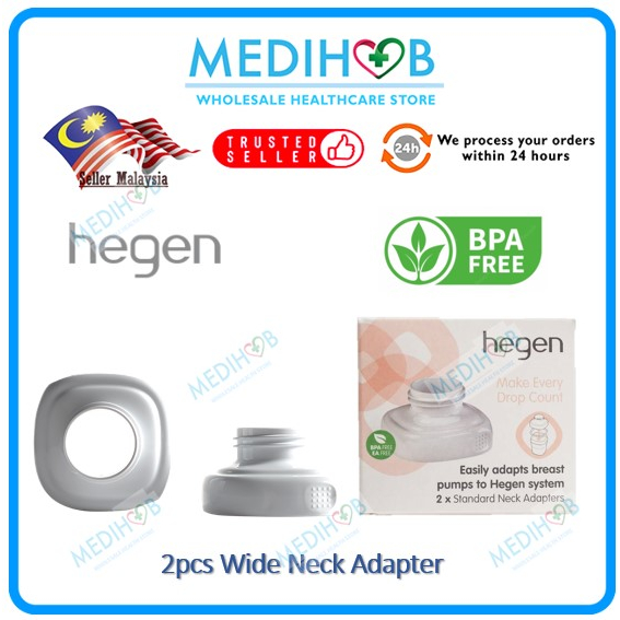 HEGEN PCTOTM Wide Neck Adapters (2-pcs) | Shopee Singapore