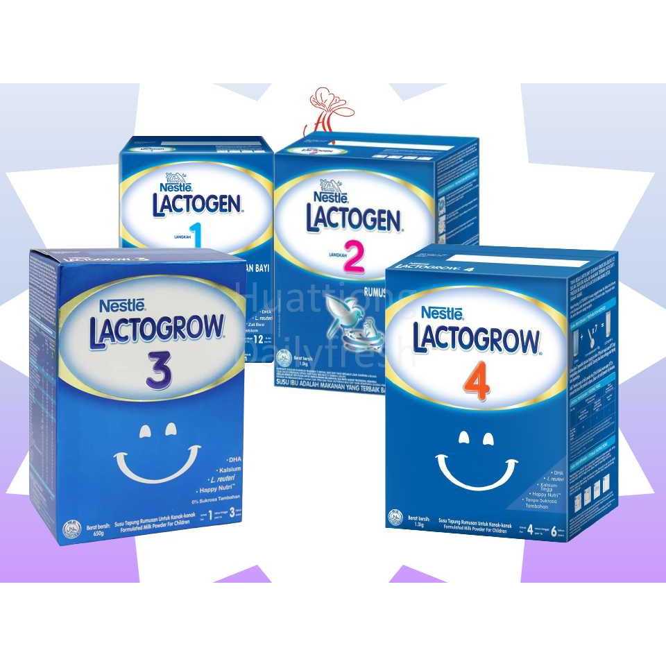 Nestle Lactogen Lactogrow 0-6 Years Old Milk Formula | Shopee Singapore