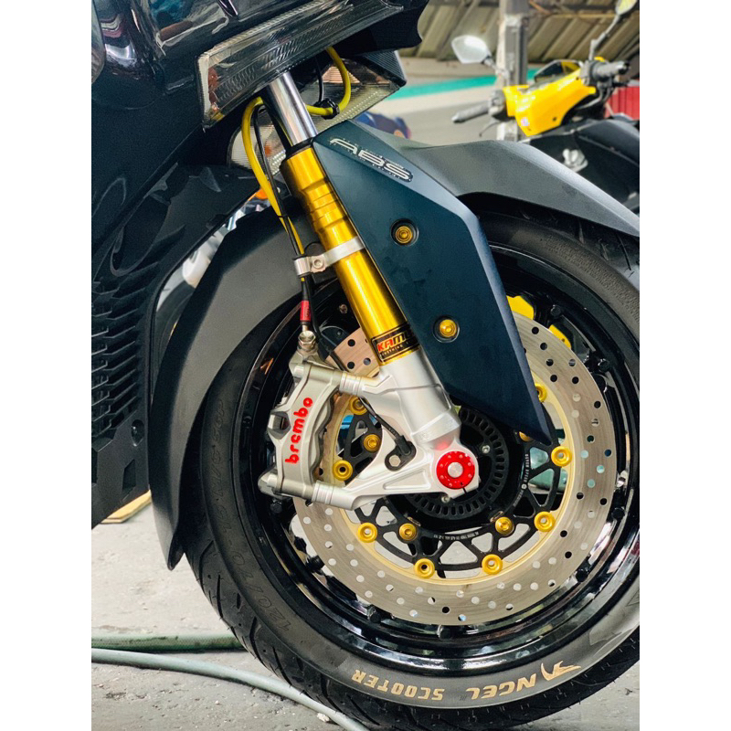 XMAX 250/300 KAMUI ForkTube only for radial caliper 100mm Fork Cover ...