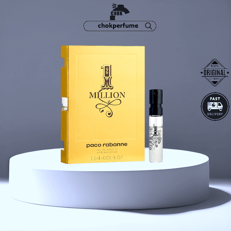 Paco Rabanne 1 Million EDT 1.5ml Perfume Sample Vial (M) | Shopee Singapore