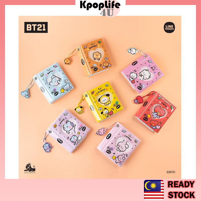 Cute BT 21 Minini Photo Binder Collect Book Photocard Album Photocard ...