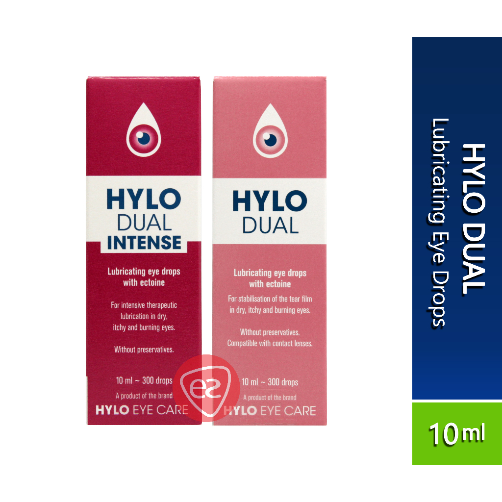 Hylo Dual / Dual Intense Lubricating Eye Drops 10ml | Shopee Singapore
