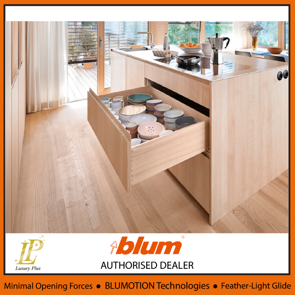 BLUM Drawer Runner Systems MOVENTO Full Extension (Full Set) | Shopee ...