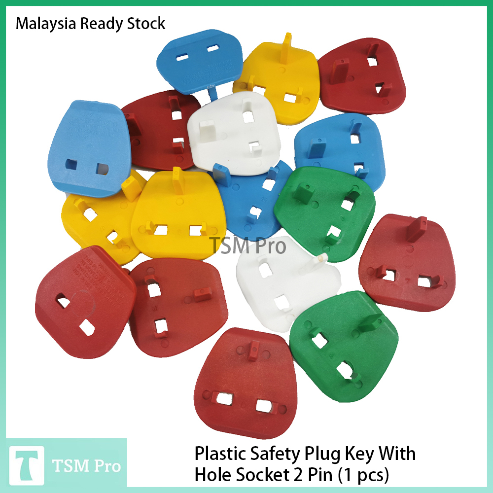 Plastic Safety Plug Key With Hole Socket 2 Pin 2 pin to 3 pin converter ...
