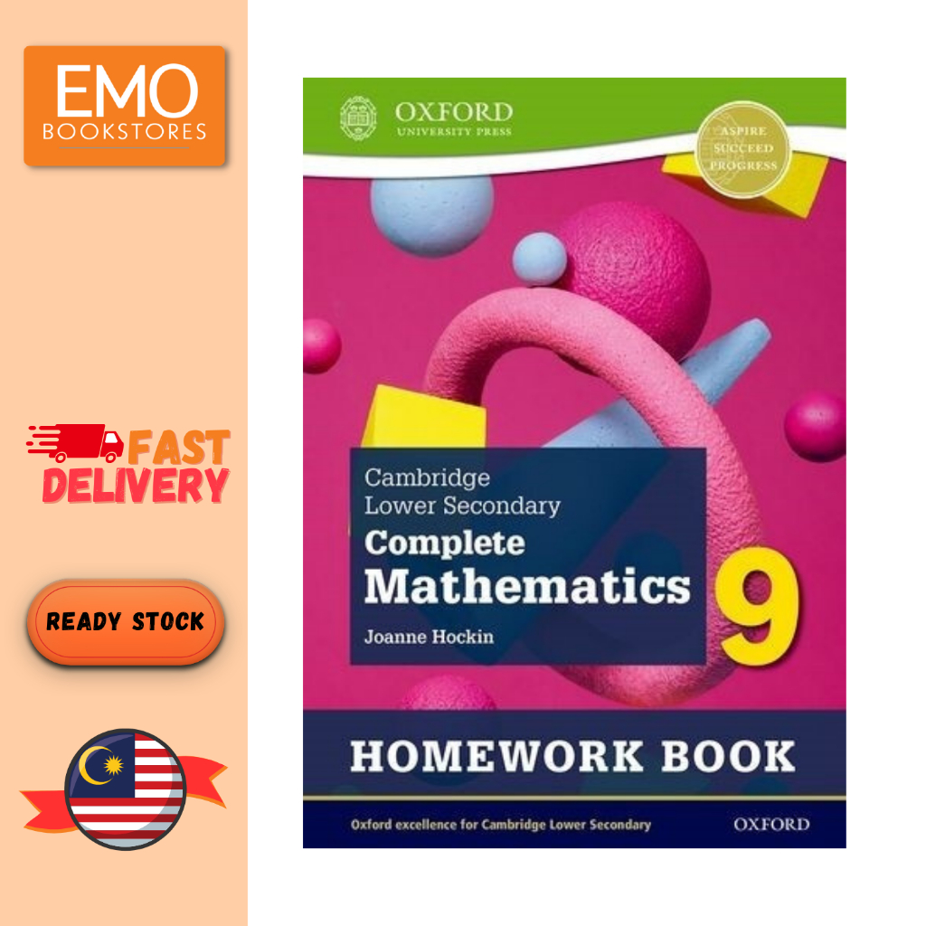 Cambridge Lower Secondary Complete Mathematics 9: Homework Book (2nd Edition) | Shopee Singapore