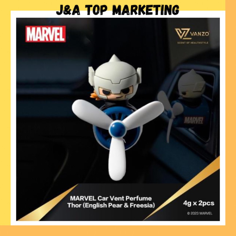 VANZO Marvel Series Car Vent Perfume 4g x 2 (Thor) | Shopee Singapore
