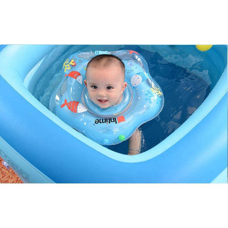 Newborn Baby Kids Infant Swimming Protector Neck Float Ring Safety Life ...