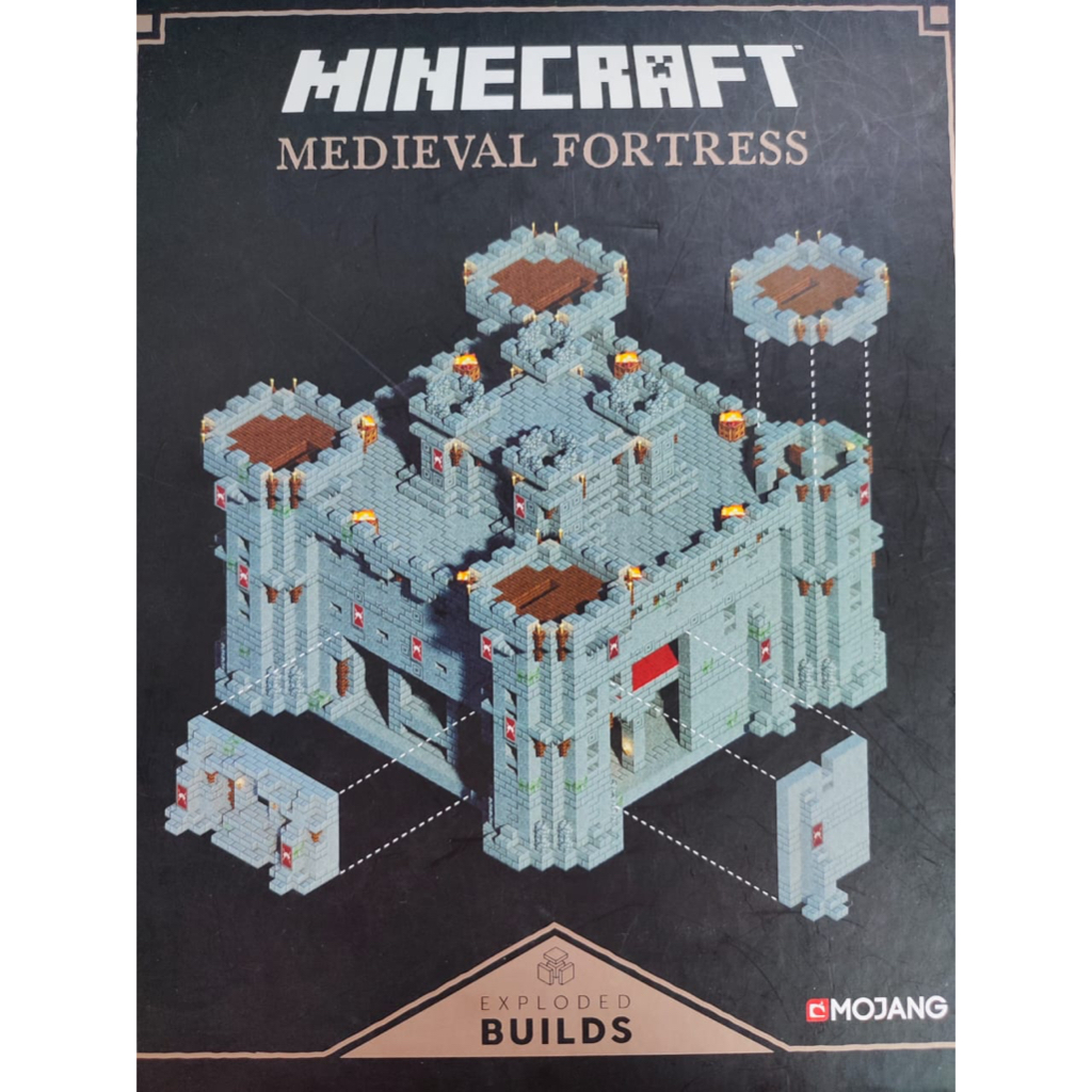 MINECRAFT Medieval Fortress Exploded Builds by Mojang (Lightly Used ...