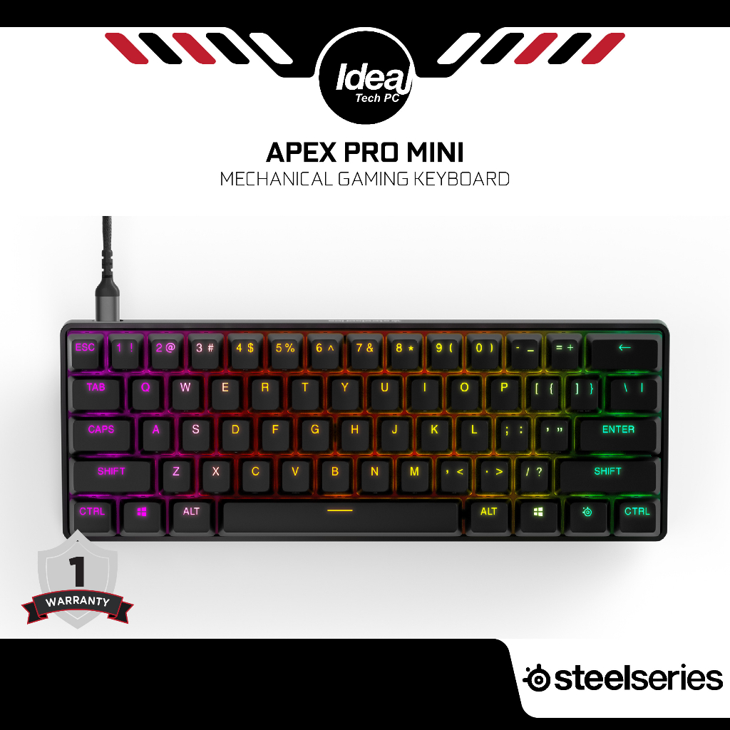 SteelSeries APEX PRO MINI | Mechanical Gaming Keyboard | Shopee Singapore
