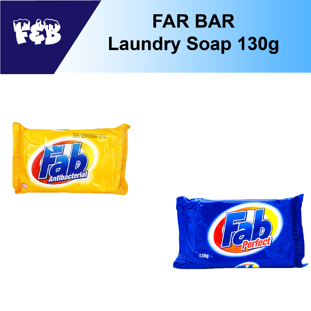 Fab Far Bar Laundry Soap 130g | Shopee Singapore
