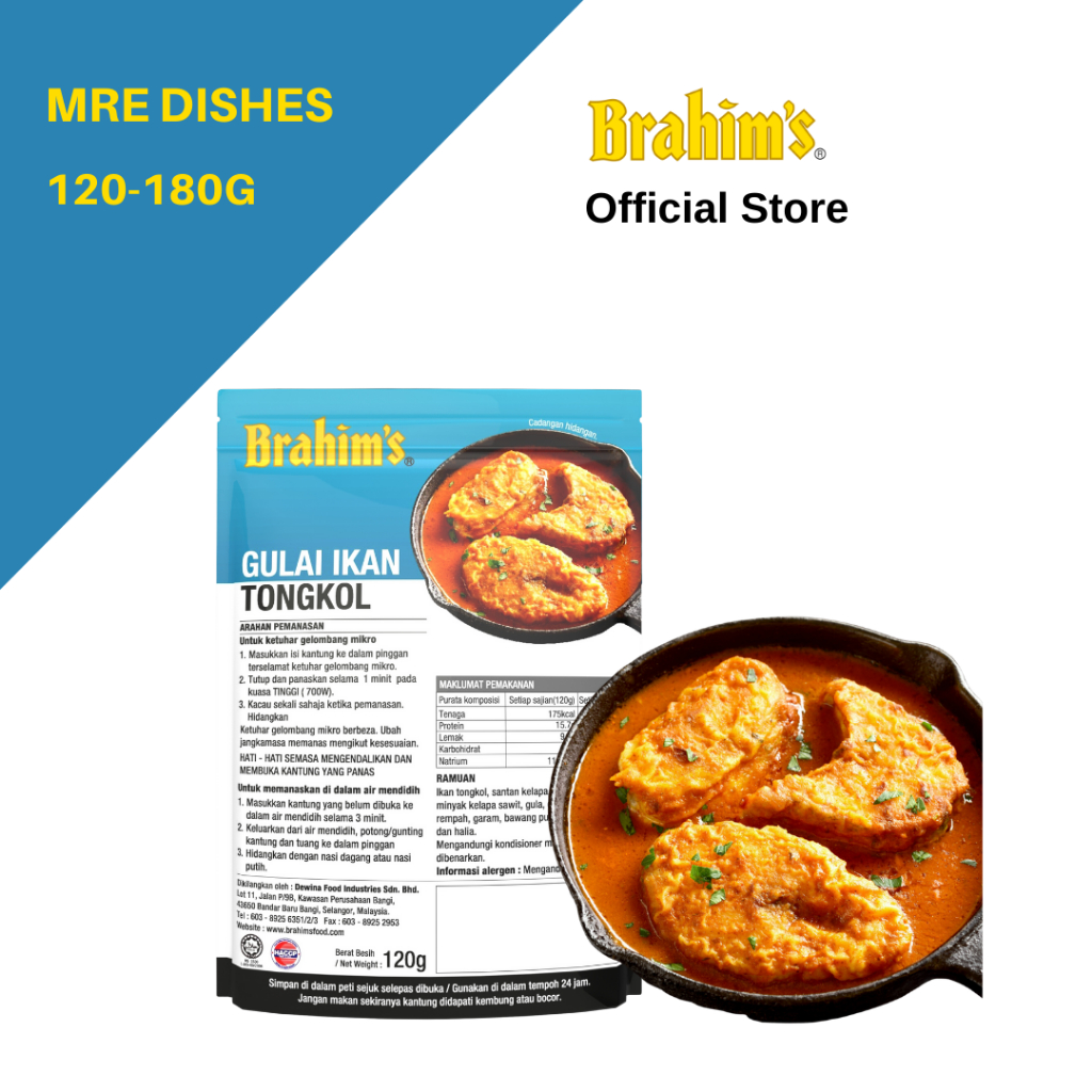 Brahim's Tuna Fish Curry (120g) | Shopee Singapore