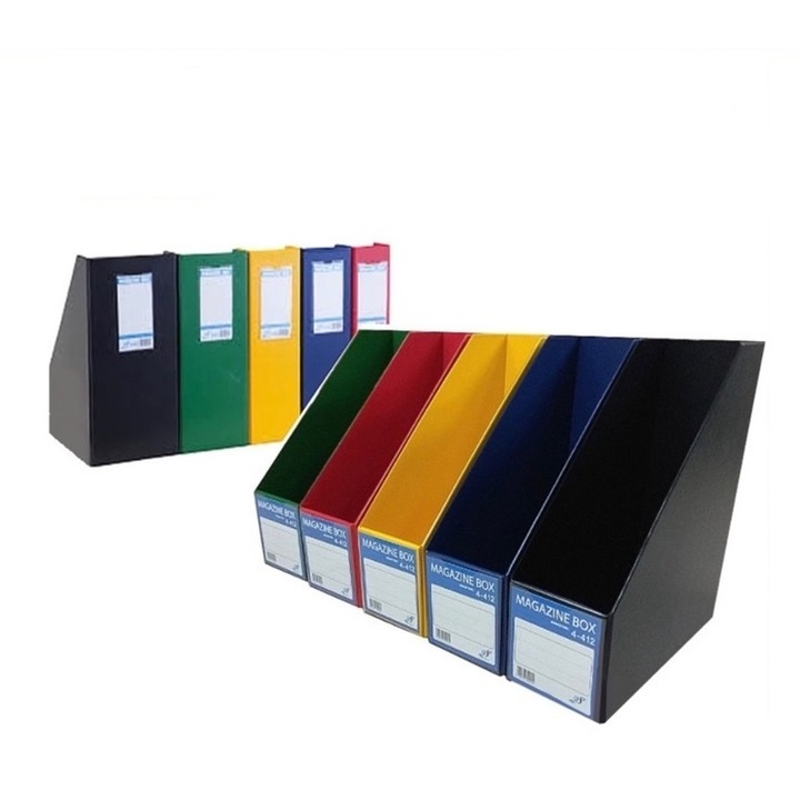 PVC Magazine File Box 3" / 4" / 5" ( Random Colour ) | Shopee Singapore