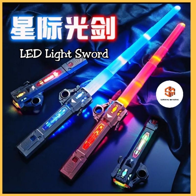 LED Light Up Saber,Dual Light Sword 7 Colors Changeable with 3 Mode ...