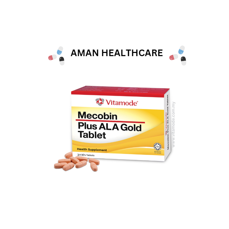 VITAMODE MECOBIN PLUS ALA GOLD TABLET (3 x 10'S) | Shopee Singapore
