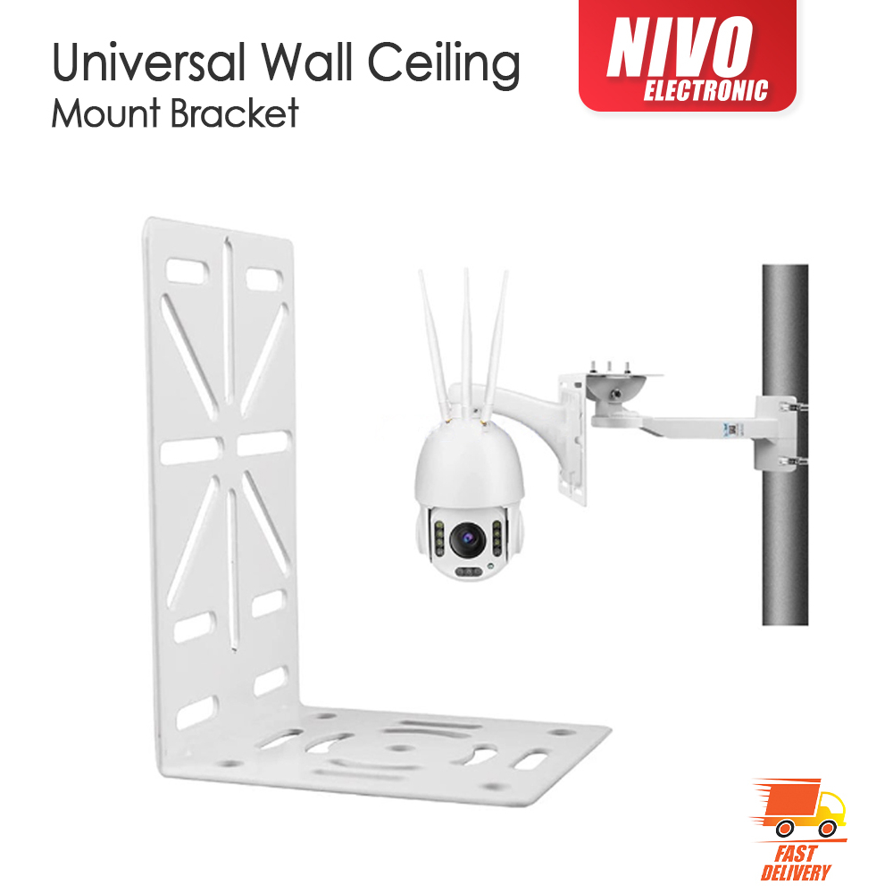 L-Shape Dome Camera Bracket Universal Wall Ceiling Mount Bracket for ...