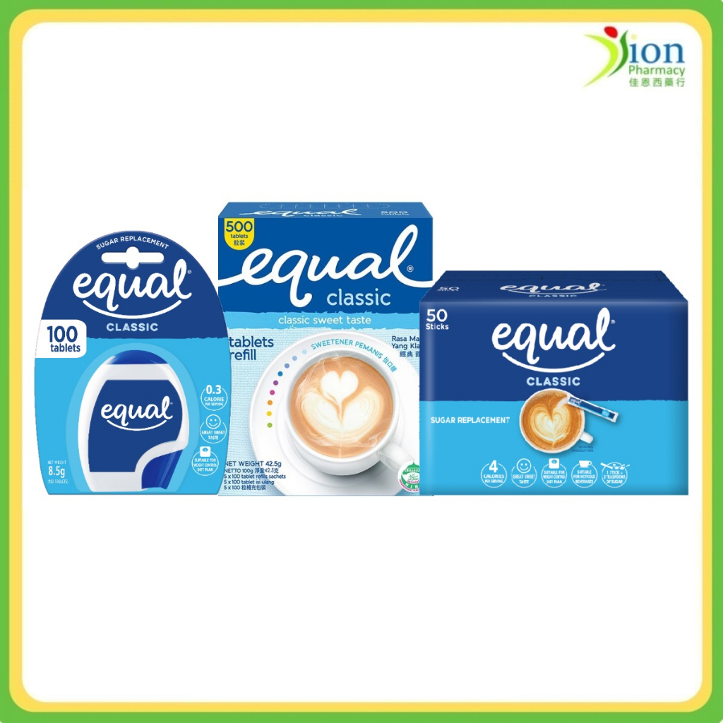 EQUAL CLASSIC SWEETENER (SUGAR REPLACEMENT) | Shopee Singapore