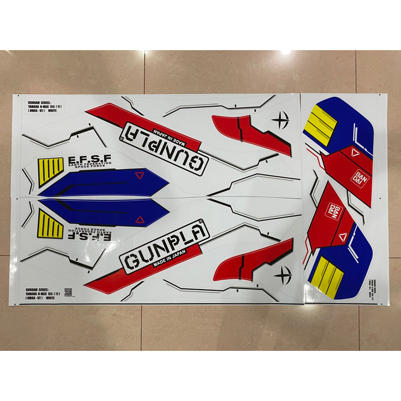 Yamaha nmax v2 body sticker Gundam edisi | Shopee Singapore