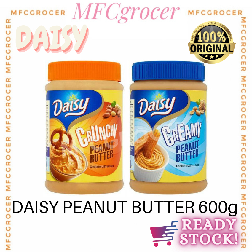 DAISY (CRUNCHY / CREAMY) PEANUT BUTTER 600g | Shopee Singapore