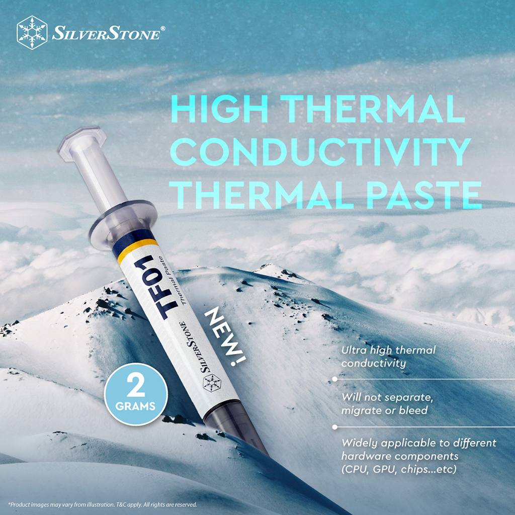SilverStone TF01 - High thermal Conductivity Thermal Paste [2g ...