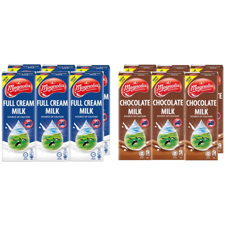 Magnolia UHT Chocolate / Full Cream Milk (6 x 200ml) | Shopee Singapore