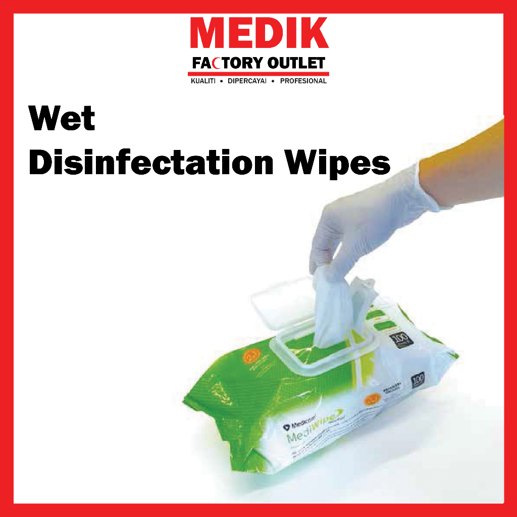 Medicom Medwipes Disinfection Wet Wipes (100pcs/pack) | Shopee Singapore