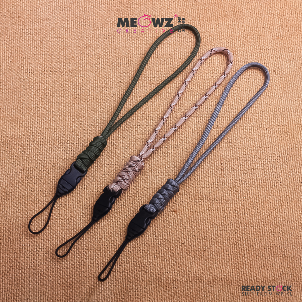 Wrist Straps High Density Woven Nylon Braided Short Strong Paracord ...