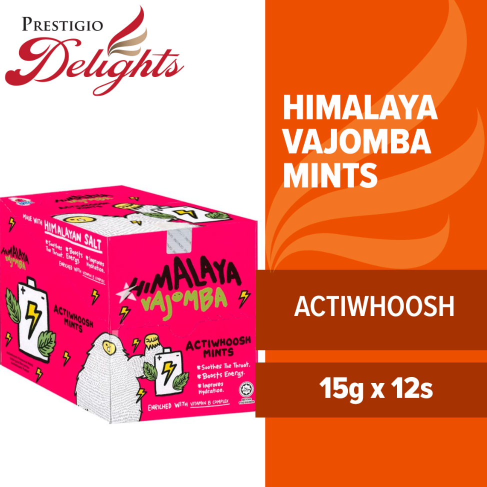 Himalaya Vajomba Actiwhoosh Mints Candy 15g x 12's | Shopee Singapore