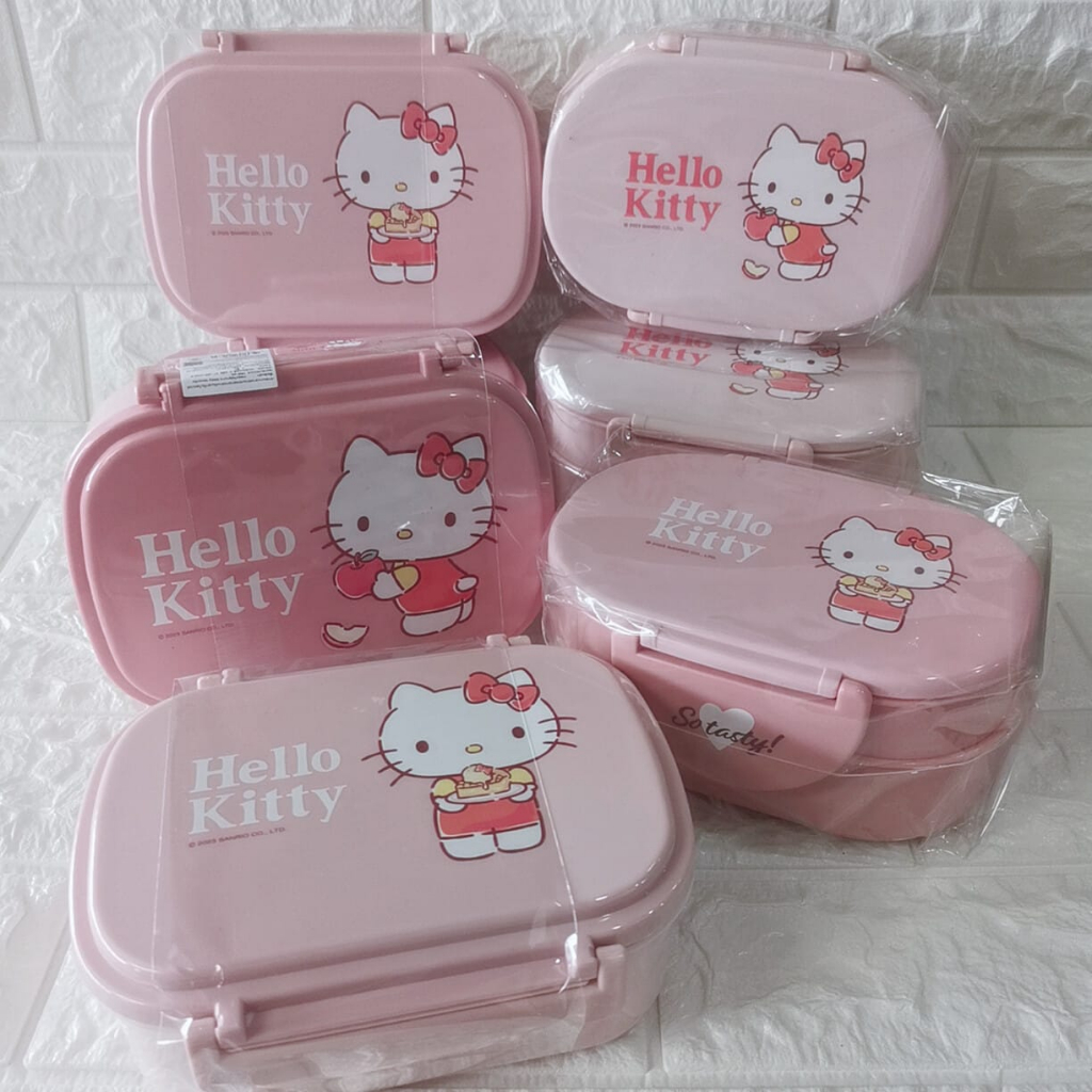 CC Hello Kitty Lunch Box 500ml 700ml Lunch Box Bekas Makanan BPA Free ...