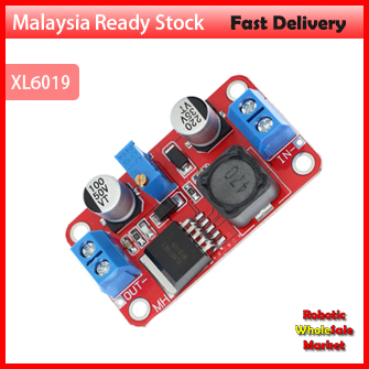 XL6019 step-up 5A Current DC to DC 3V-35V to 5V-40V Adjustable Boost ...