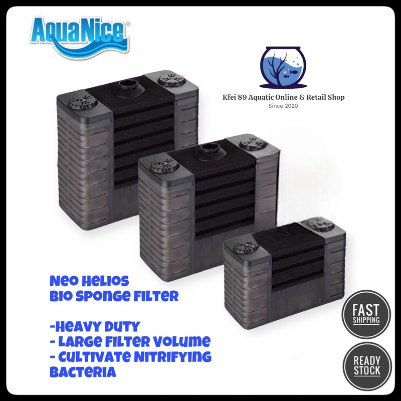 KFEI89 X Neo Helios Bio Sponge Filter Large Filter Volume Cultivate ...