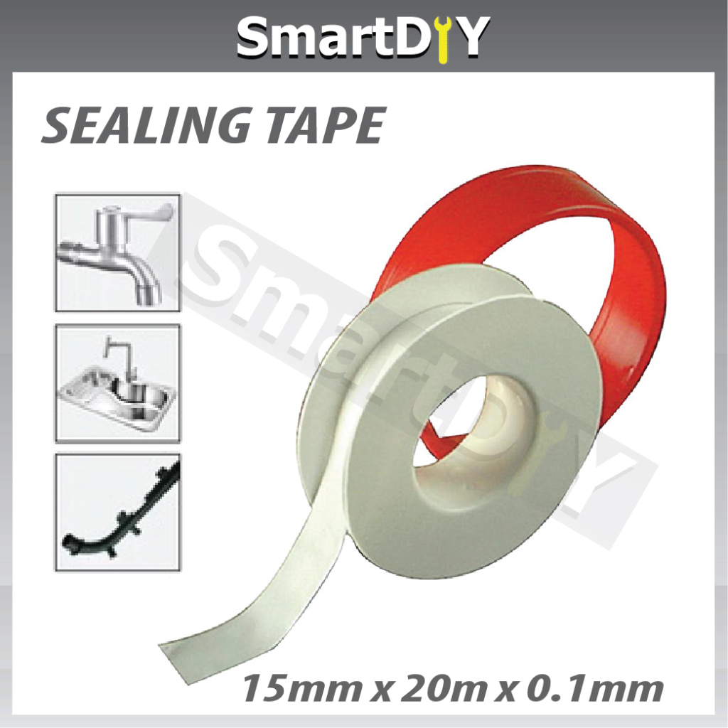 15mm x 20 Meter PTFE Thread Seal Tape Water Plumber Teflon Tape ...