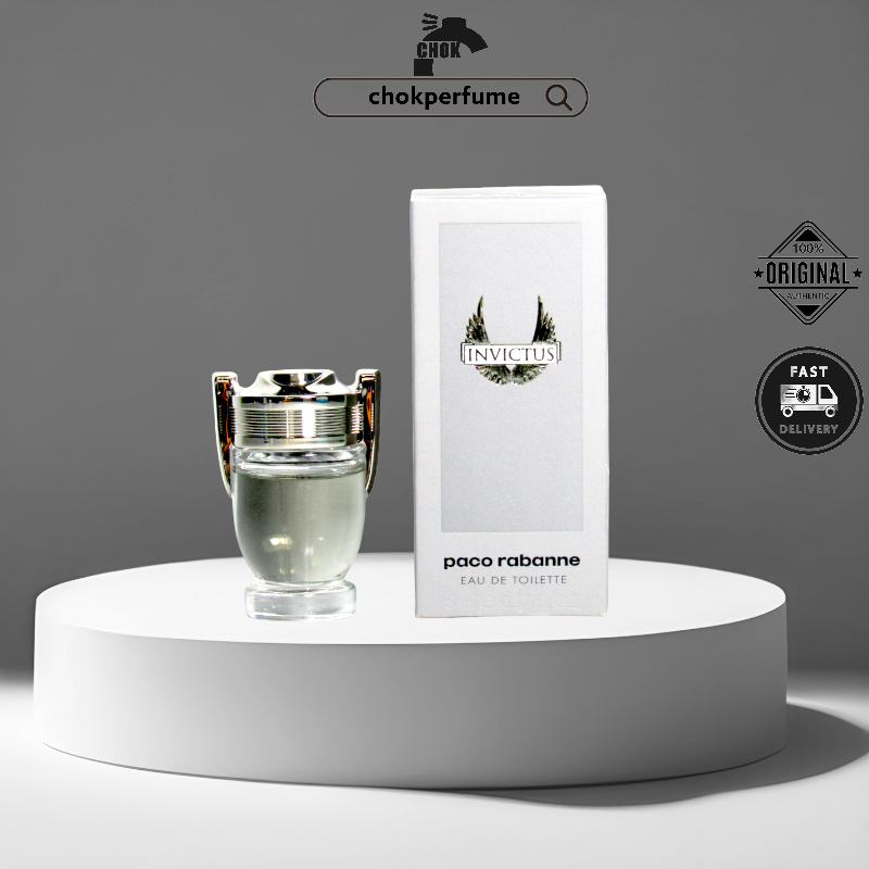 Paco Rabanne Invictus EDT 5ml Perfume Miniature (M) | Shopee Singapore