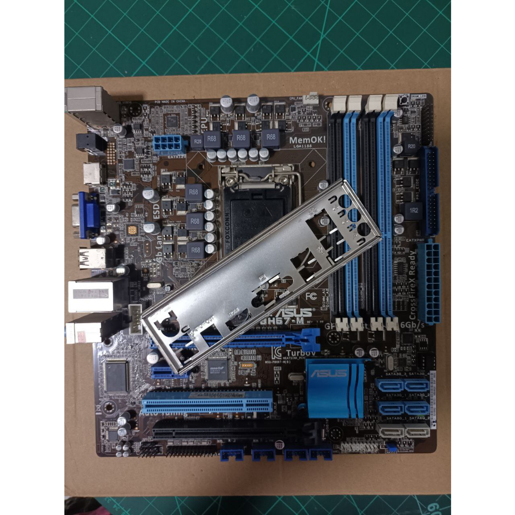 Used ASUS P8H67-M M-ATX Mainboard [socket 1155] support max 32G ...