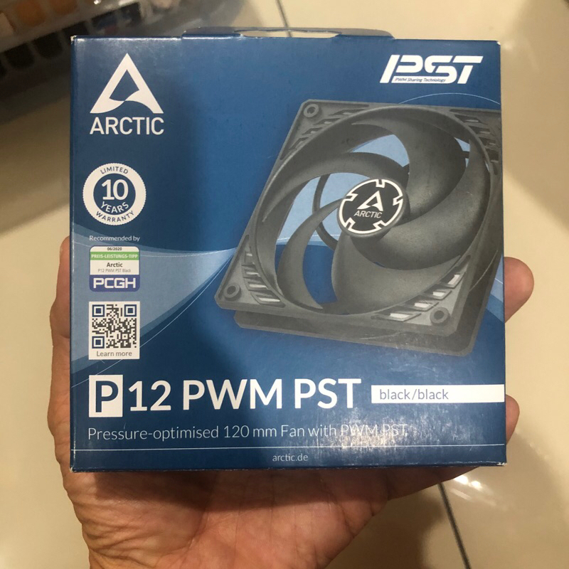 ARCTIC P12 PWM PST Pressure optimized Case Fan & PWM Controlled Speed ...