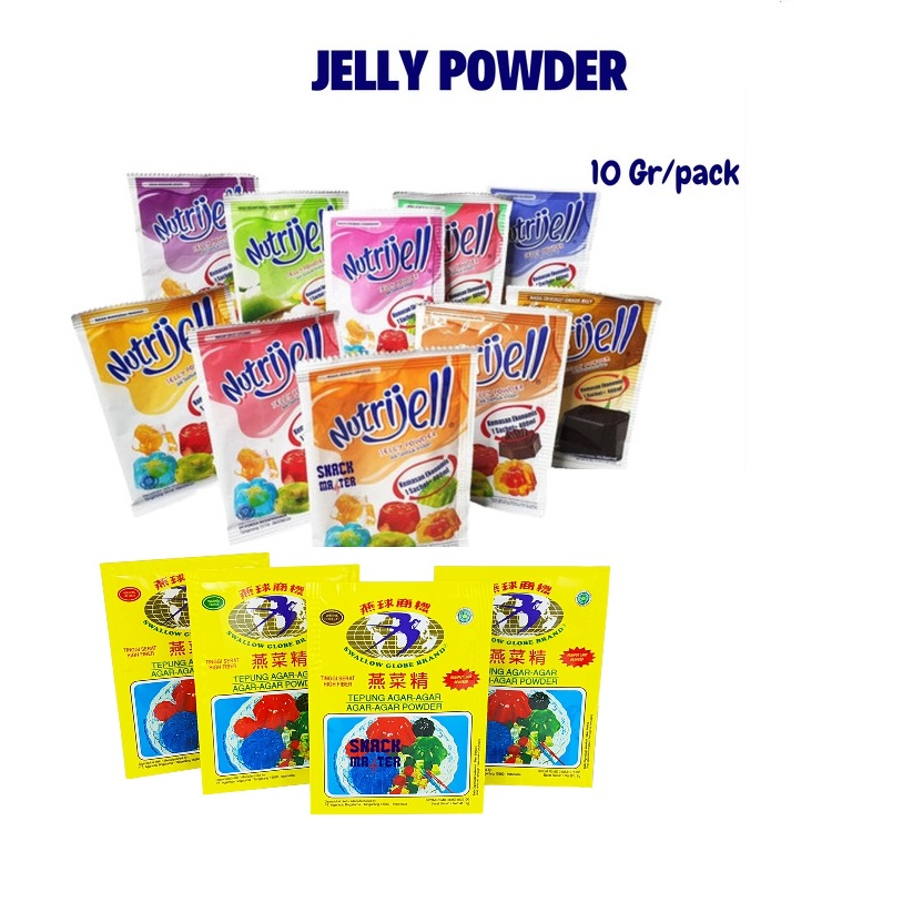 Nutrijell Jelly Powder Fruit Flavor, Dates And lyche Coconut blueberry ...