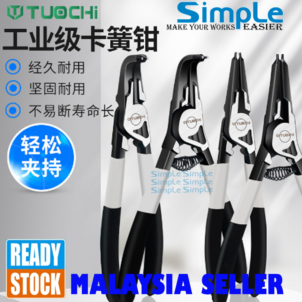 7" Circlip Plier, Snap Ring Plier, Plier Pembuka C Clip, Internal ...